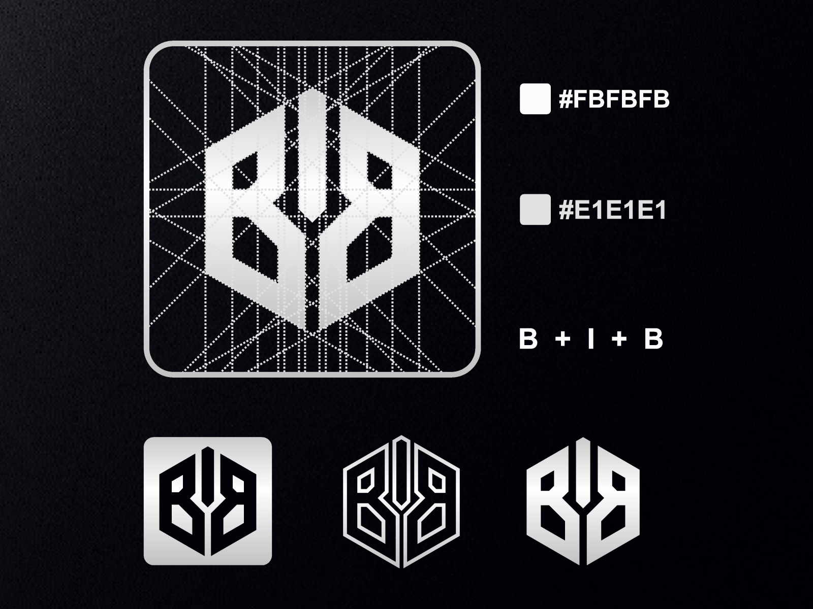 bib monogram logo by warehouse_logo on Dribbble
