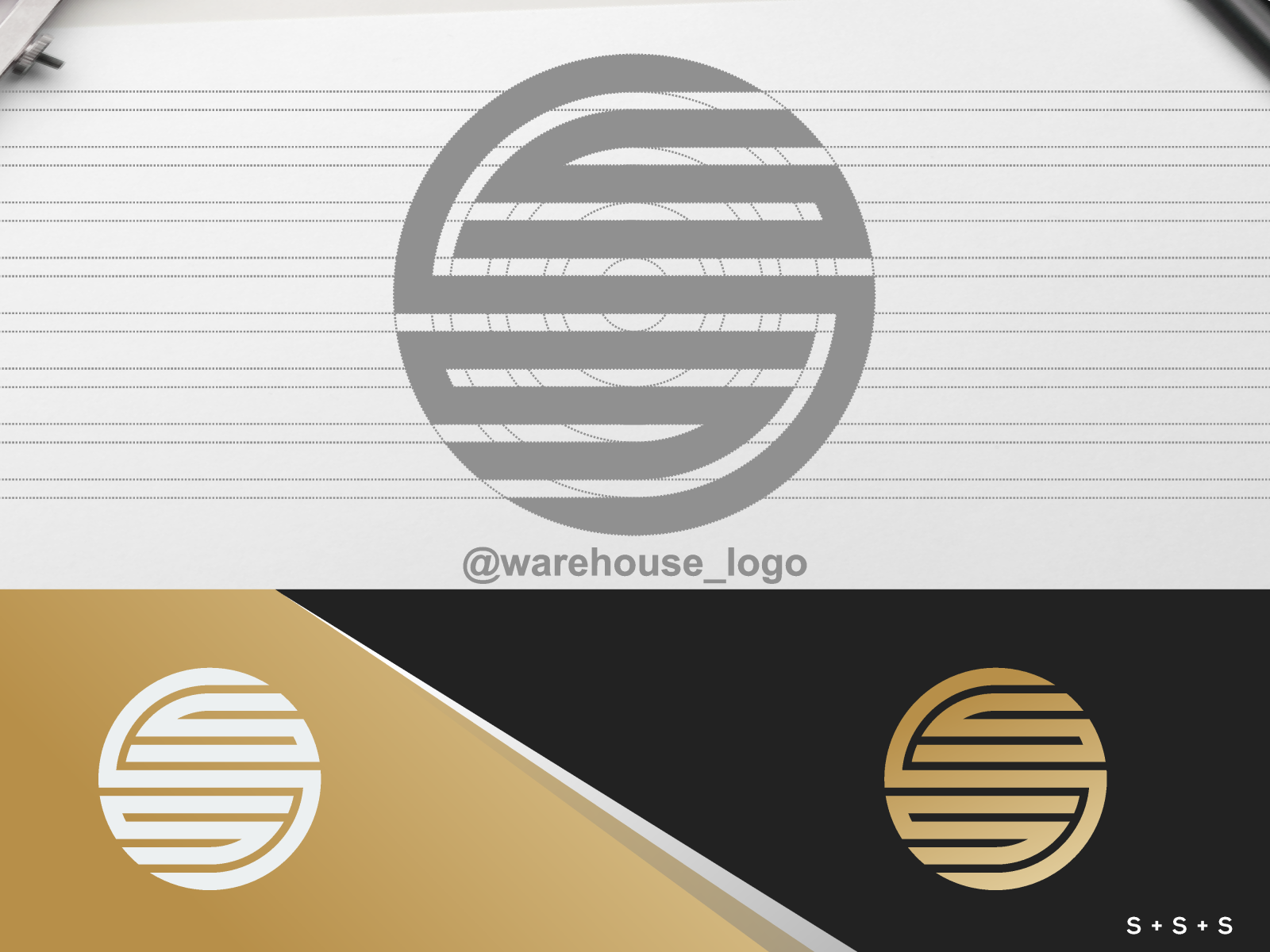 sss logo by warehouse_logo on Dribbble