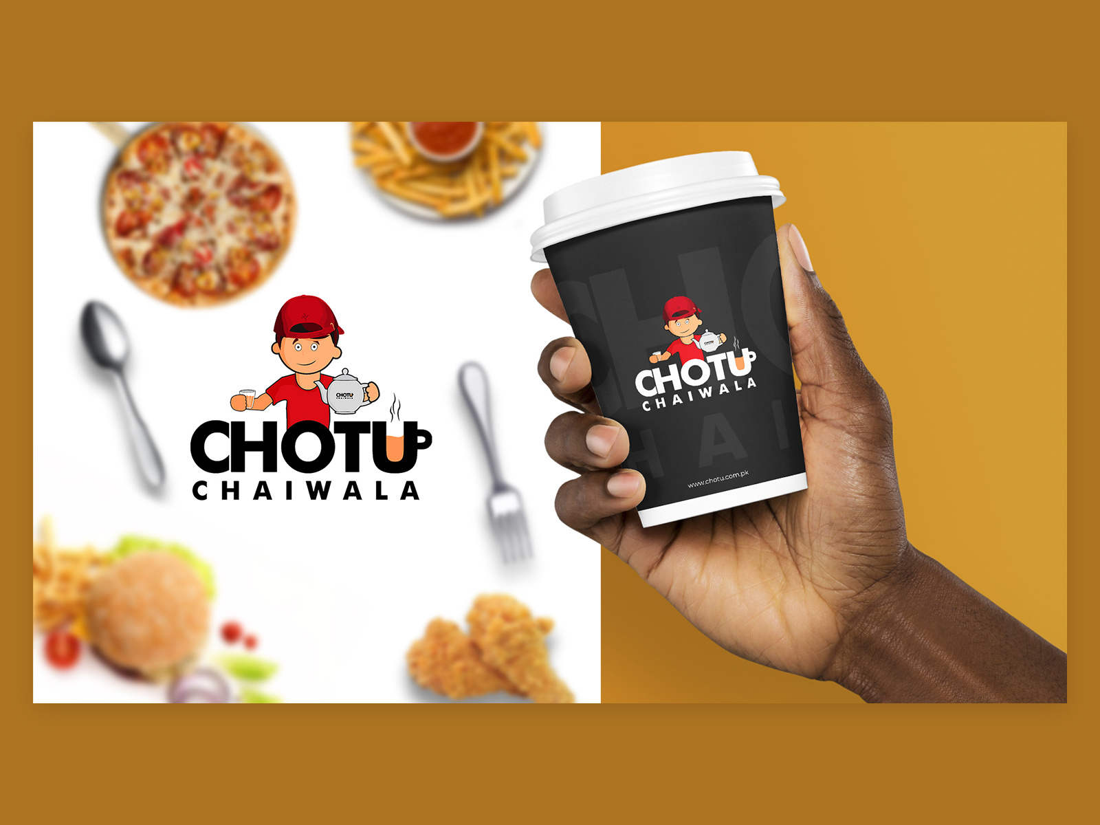 Chotu ChaiWala — Tea Cafe — Branding by Aqeel Razzak on Dribbble