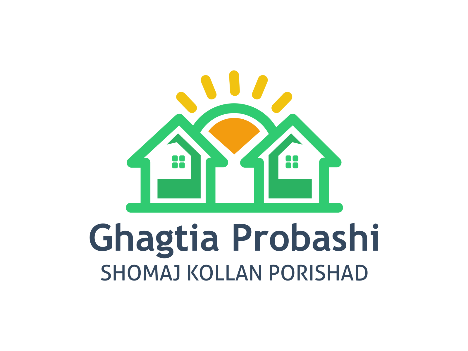 Ghagtia Probashi Somaj Kollan Porishod Official Logo by SHOVON on Dribbble