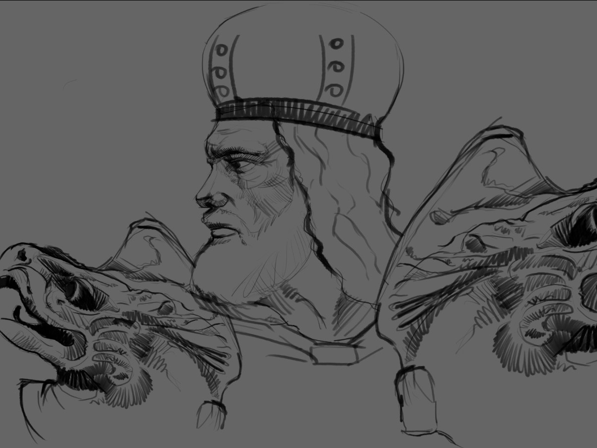 King Dusan the Powerful - Serbian king by Soni Halilovic on Dribbble