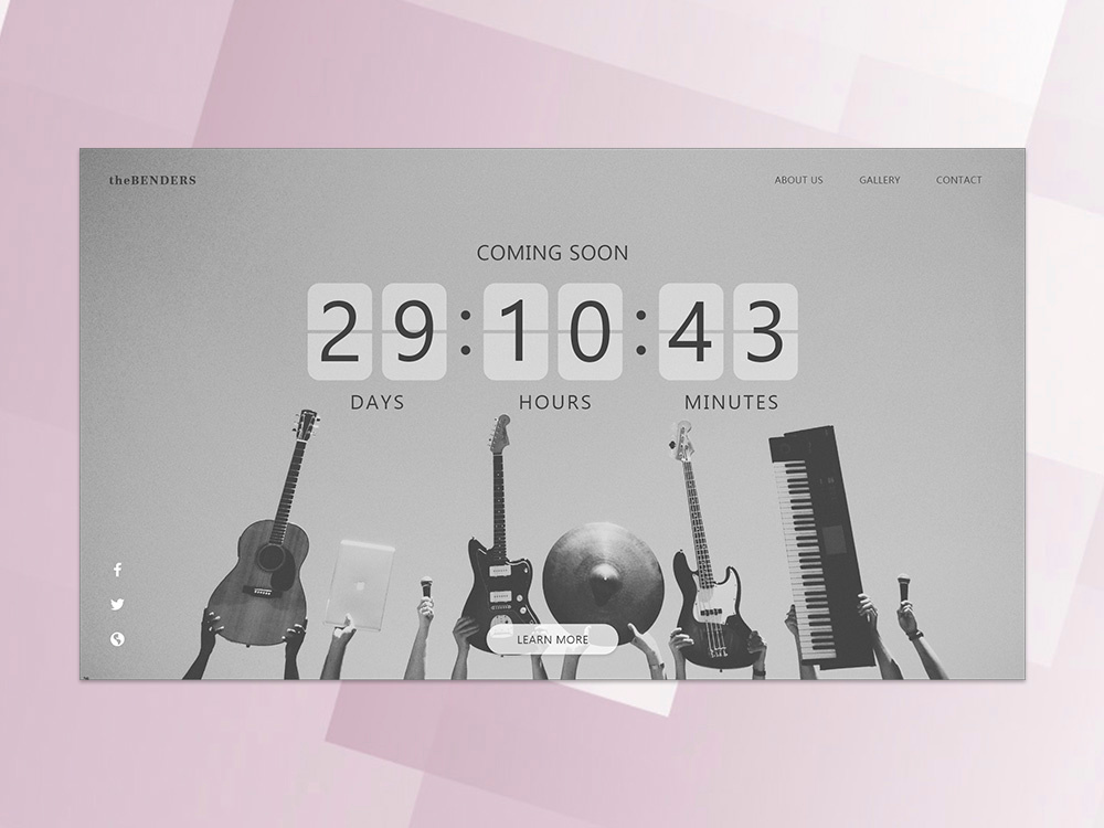 Daily Ui 014 Countdown Timer By Eugenia Hordieieva On Dribbble