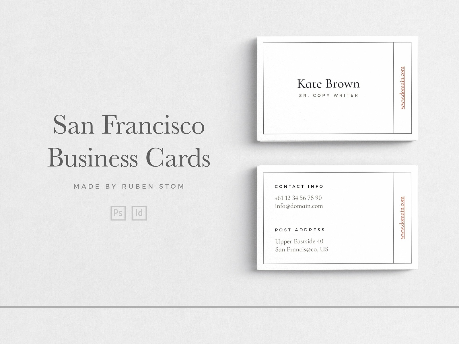 San Francisco Business Cards by Business Cards on Dribbble