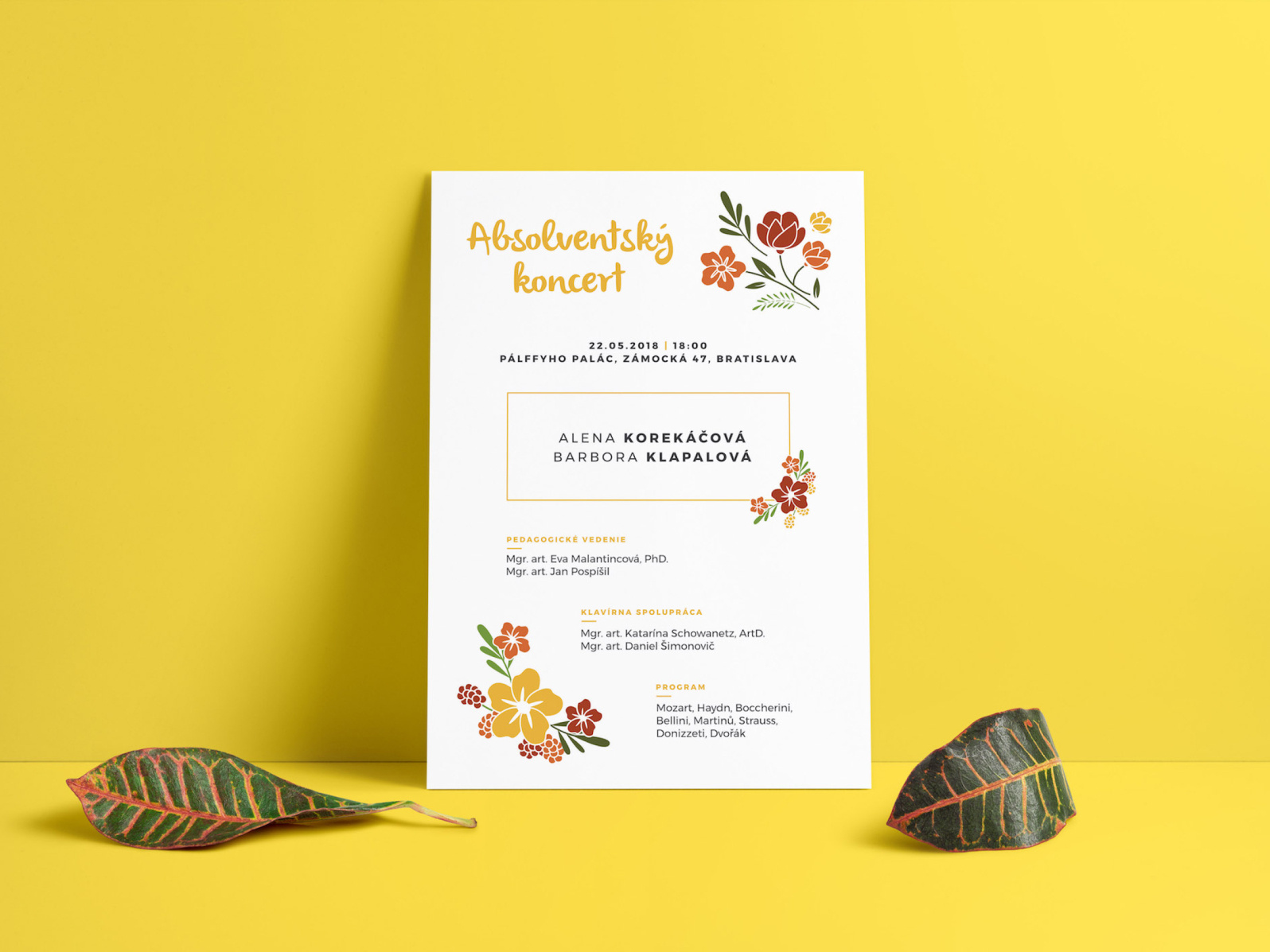 Concert invitation card by Bohuslav Bubo Benuch on Dribbble