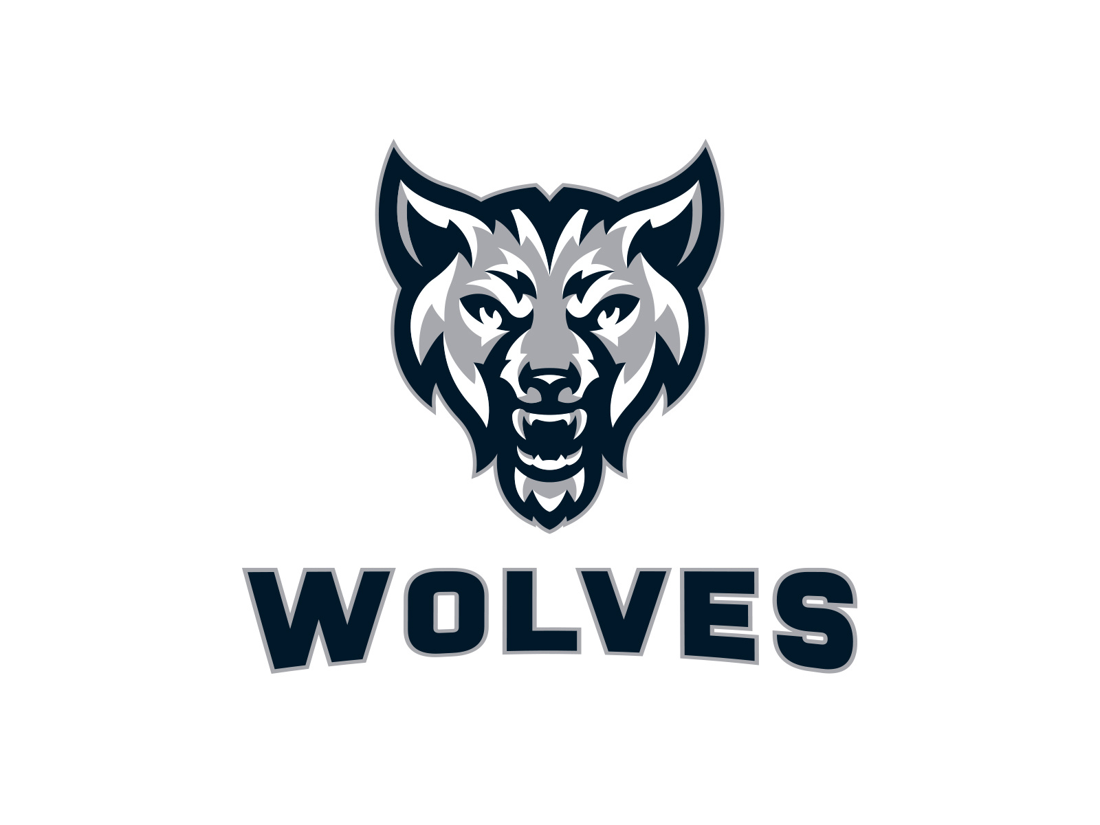 WOLVES LOGO MASCOT by Sergey Jir on Dribbble