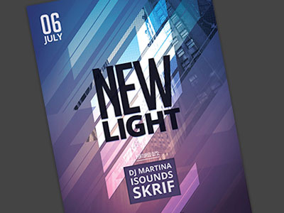 New Light Flyer by styleWish on Dribbble
