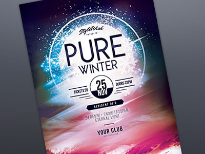 Pure Winter Flyer by styleWish on Dribbble