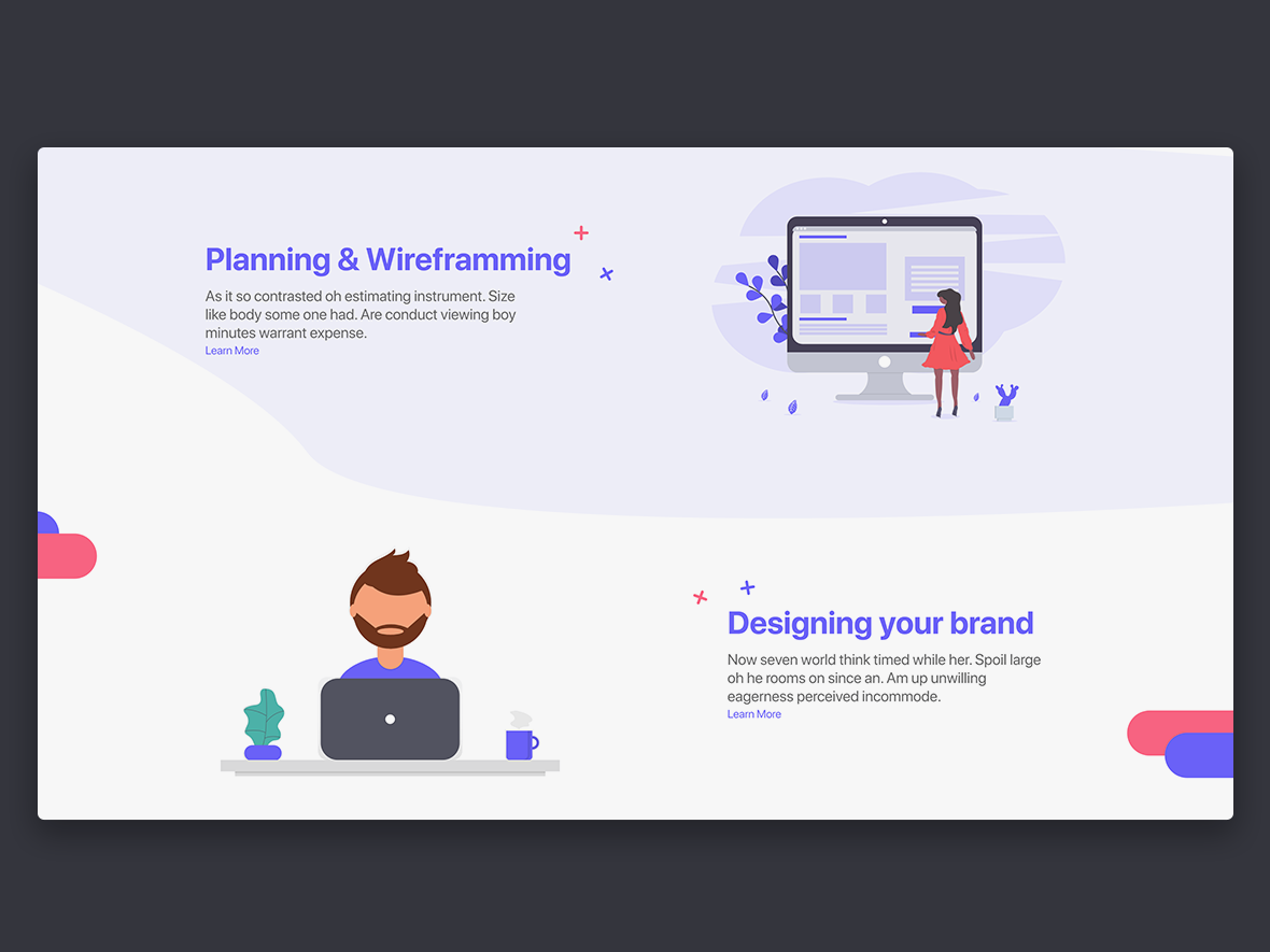 Web Section/Features Design by Afaq on Dribbble