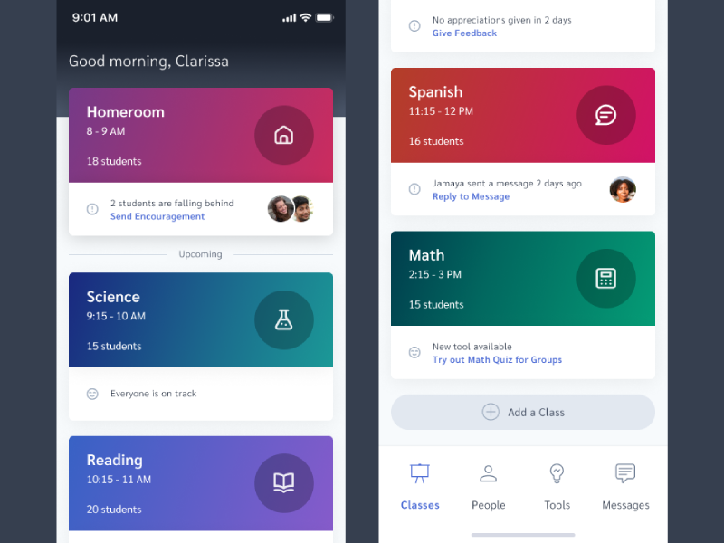 Education App UI Exploration by Abul Khoyer on Dribbble