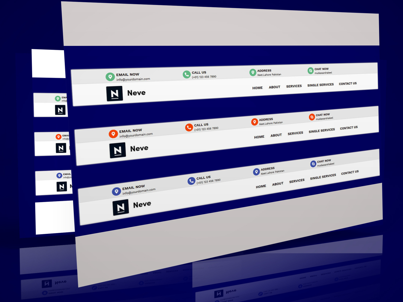 Elementor Header Templates 14 By MC Starters On Dribbble