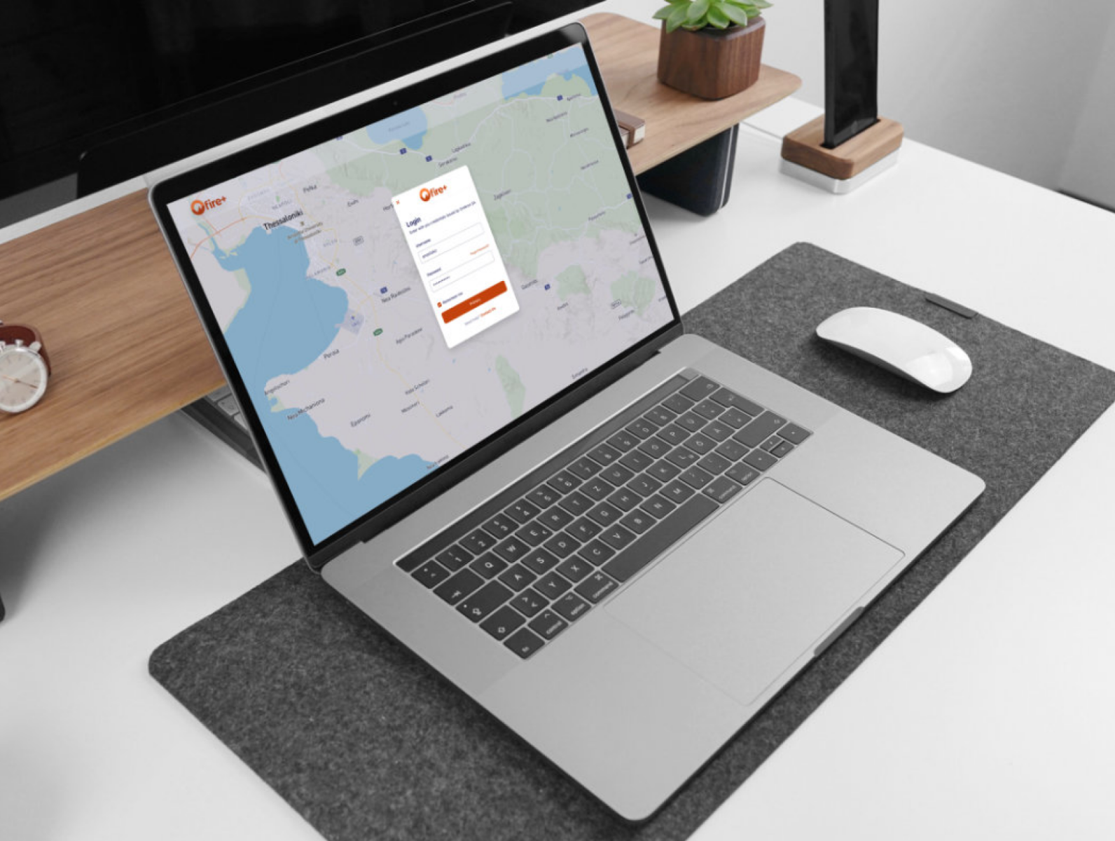 Ofire Plus login screen by Konstantinos Anastasiou on Dribbble