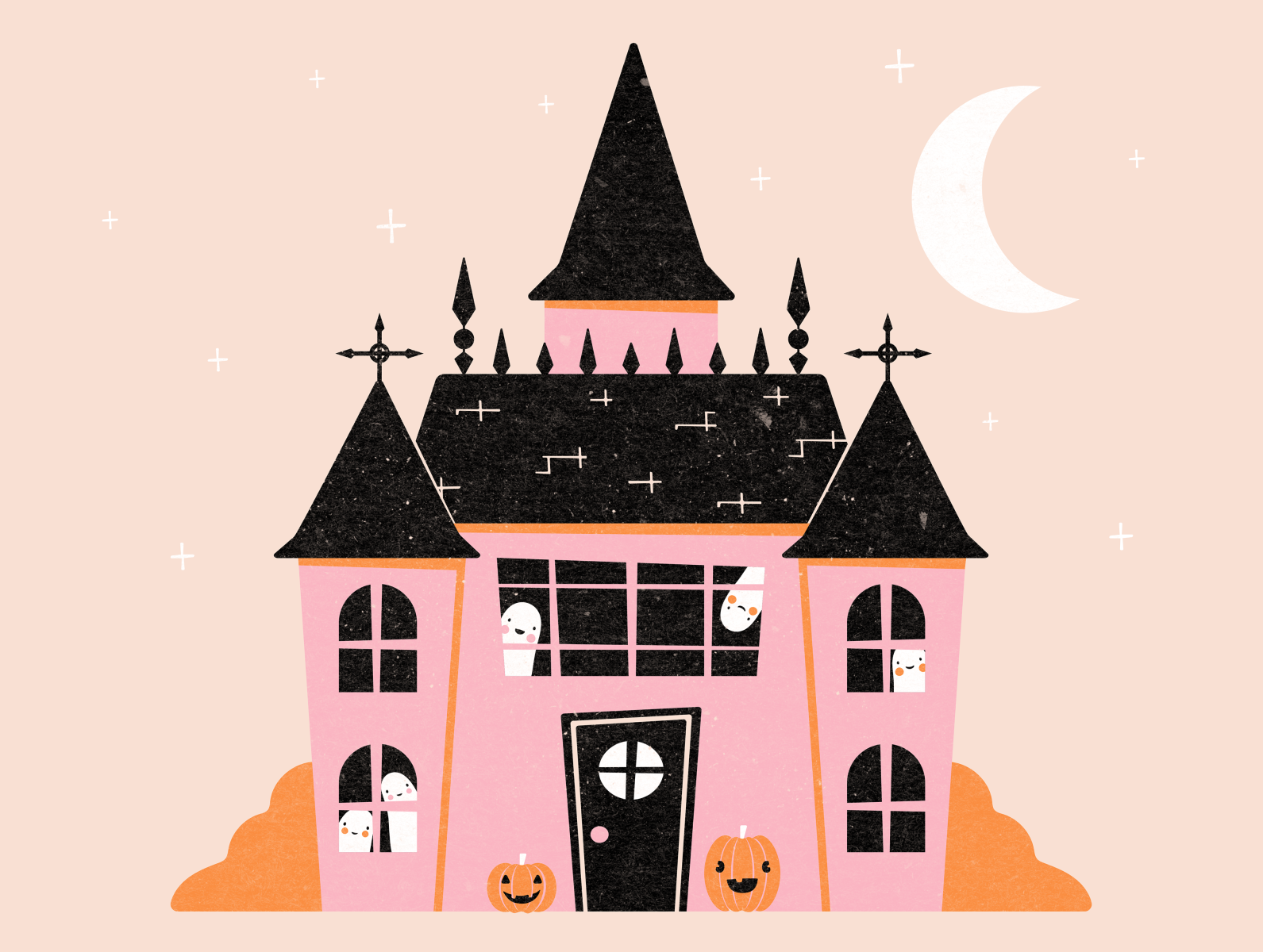 Drawloween Prompt 11: Haunted by Reannon Overbey on Dribbble