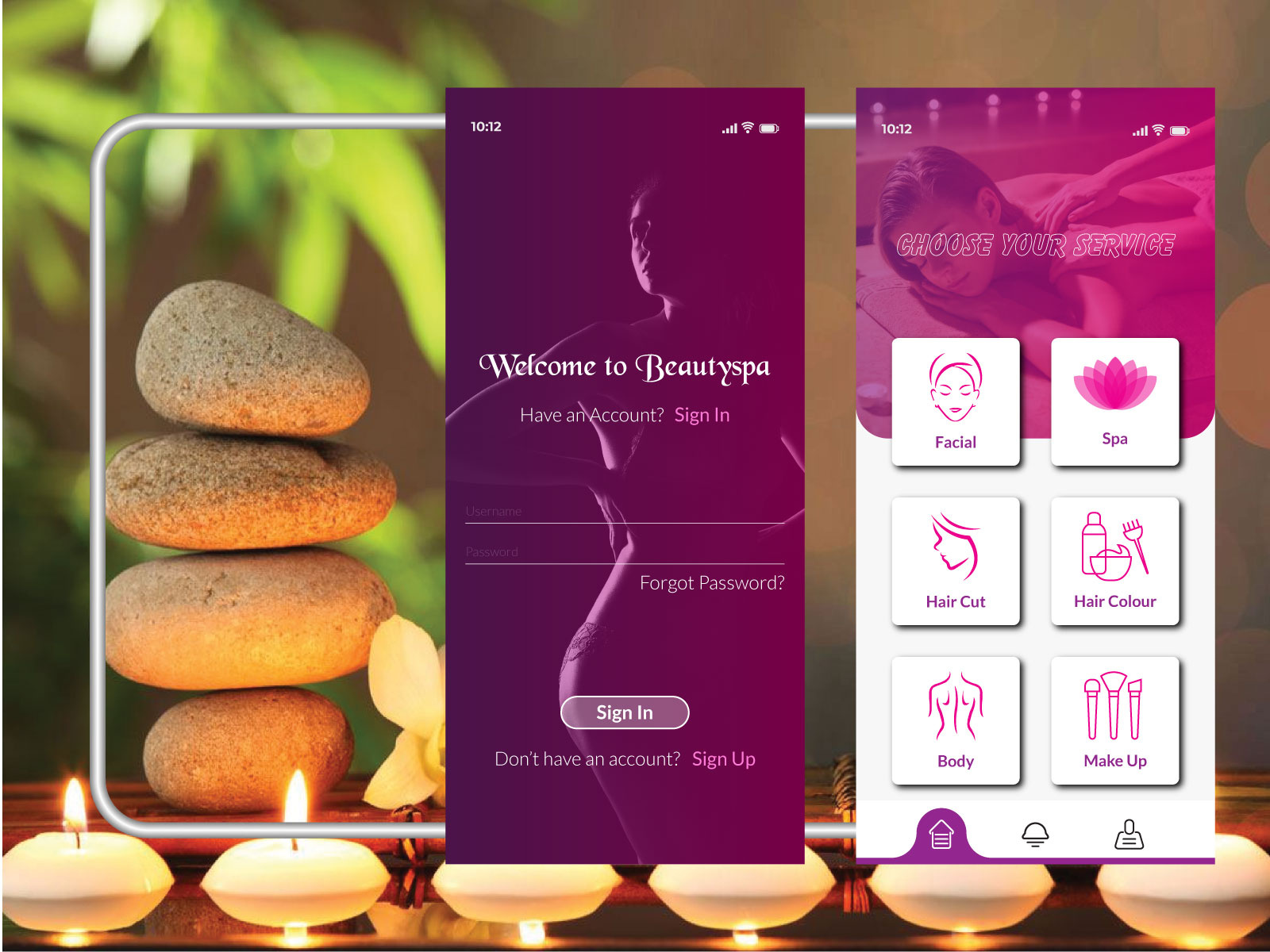 Spa App by Al-Amin Molla on Dribbble