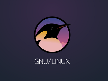 Linux logo by Andrey Larin on Dribbble