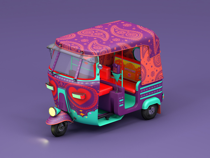 Indian Auto by V Srinivas Babu on Dribbble