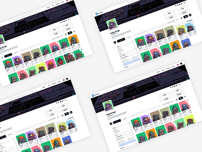 Opensea Collection Page By Yot On Dribbble
