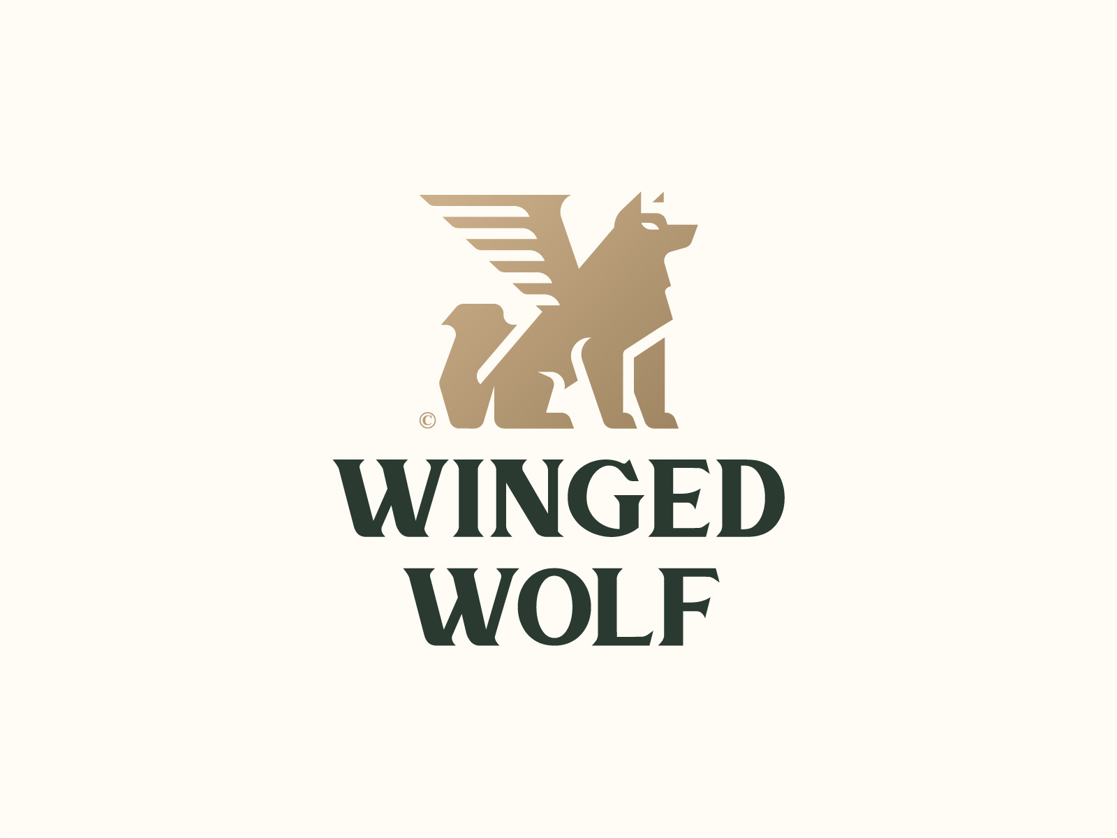 Winged Wolf (Unused) by Burak Bal on Dribbble