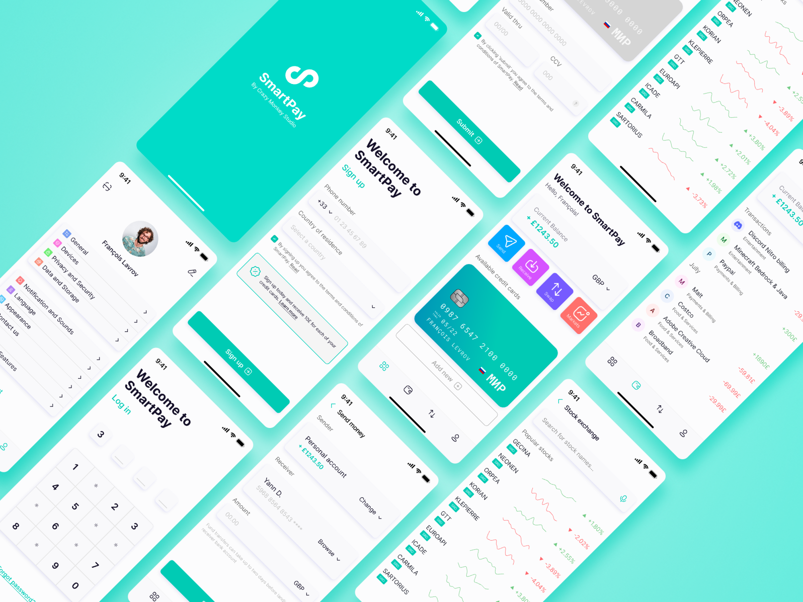 SmartPay Concept App by Victor Henry on Dribbble