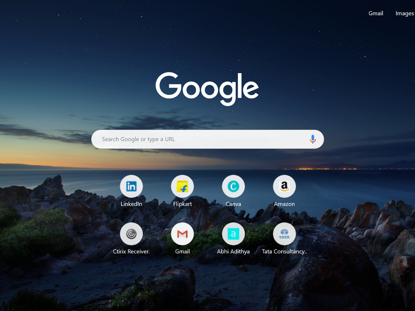 Google Web Search Home page by ABHISHEK K S on Dribbble