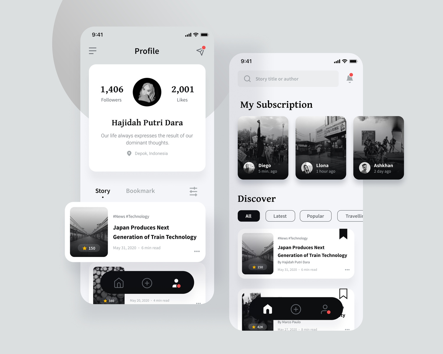 Story Writing App Concept by UIX JourneyAries on Dribbble