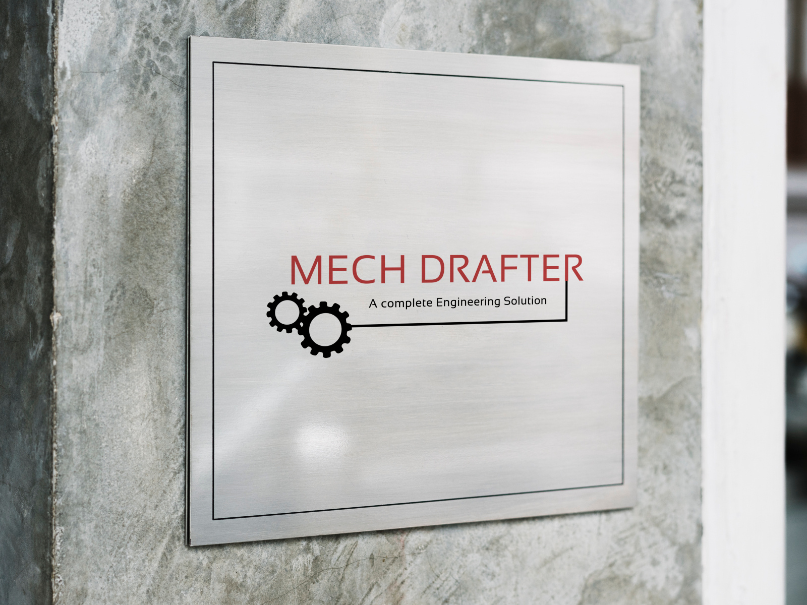 Logo Design Mech Drafter (A complete engineering solution) by Deepali ...