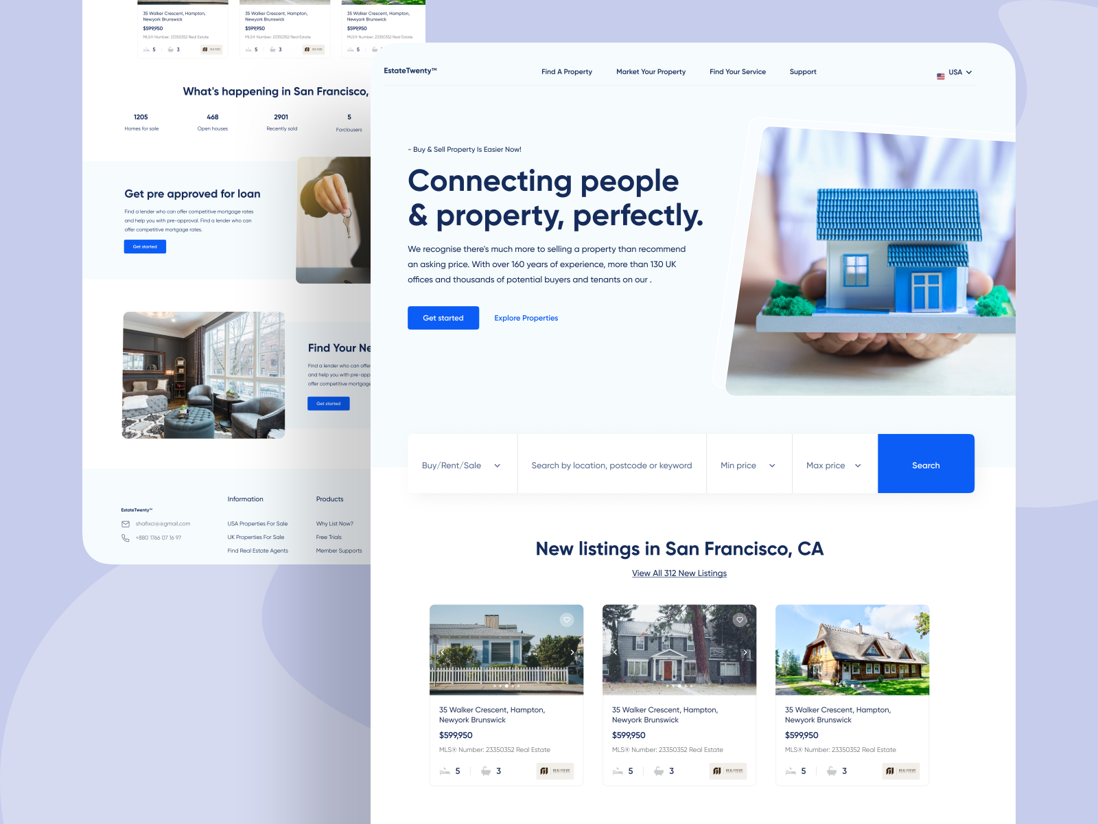 Real Estate / Property Finder Website Design by Shafiuddin Ahmed on ...