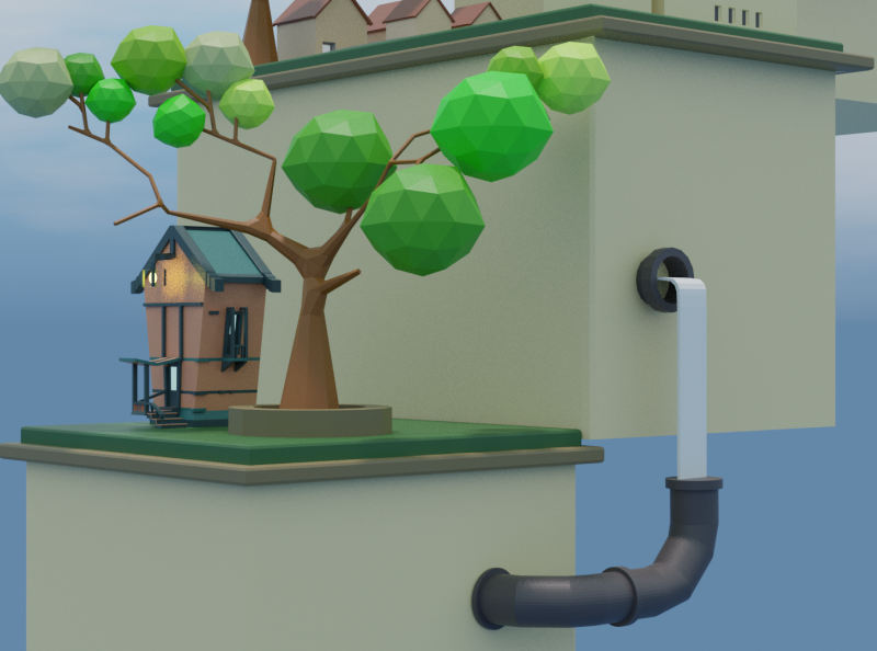 Cloud Building by Touhida Akter on Dribbble