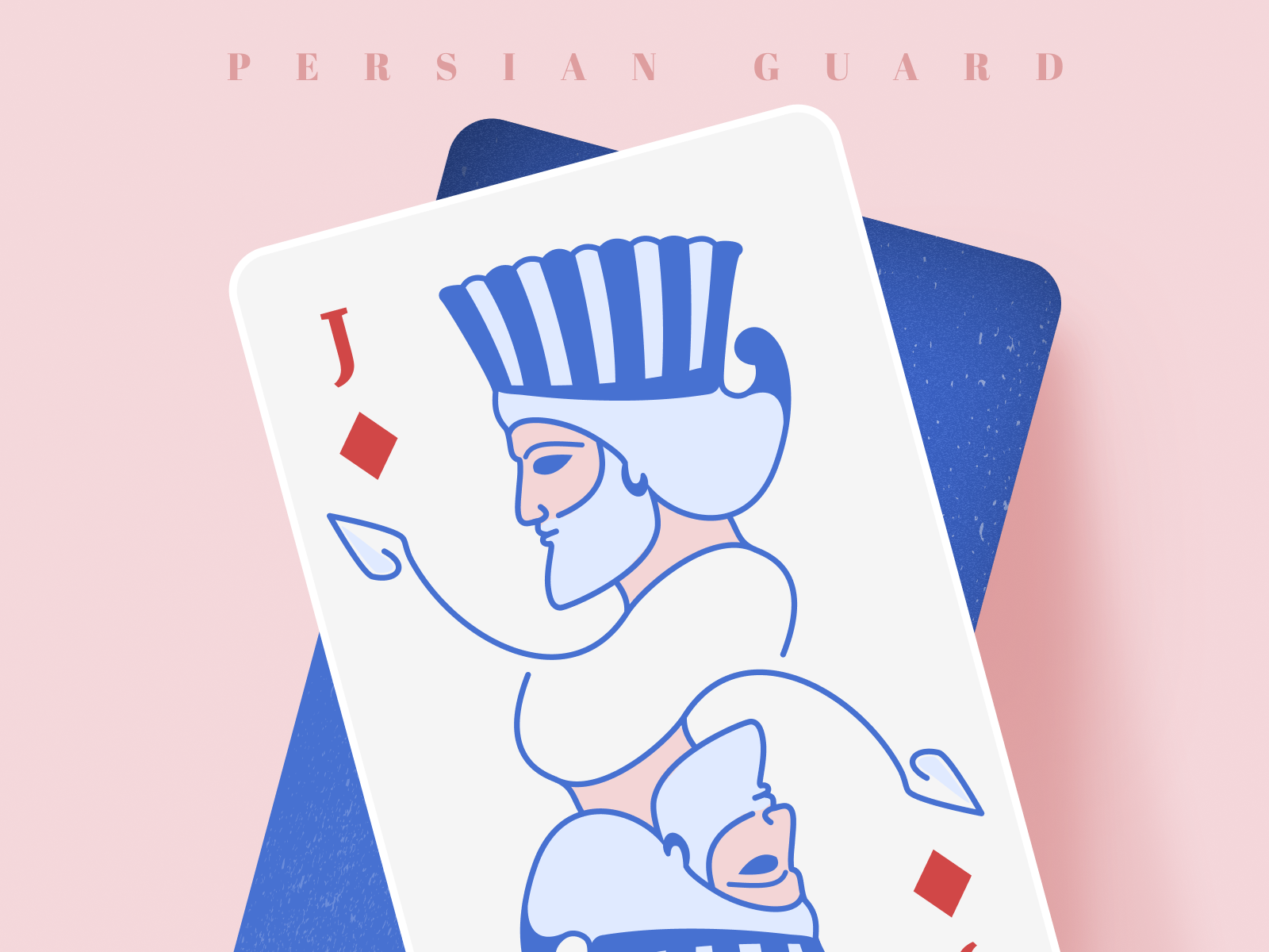 Persian Guard Playing Card by Hussein Mirzade for DeXign Studio on Dribbble