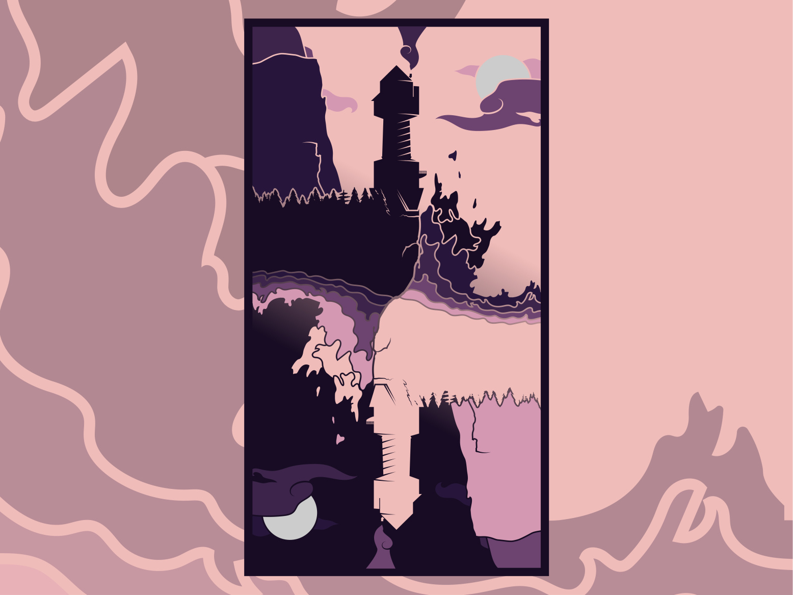 Tower Duality by Bryan Richard Keith on Dribbble