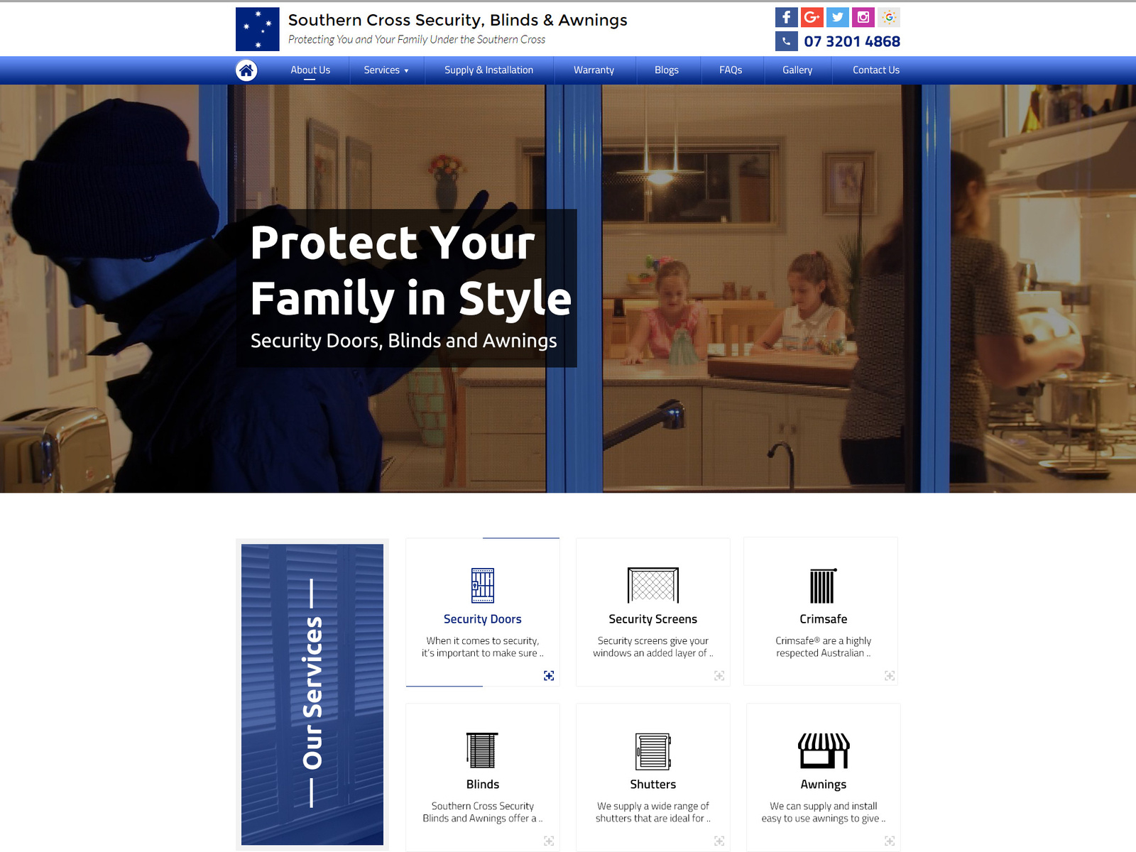Southern Cross Security Blinds Awnings by Yeasin on Dribbble