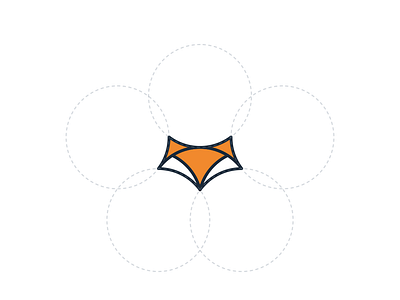 Fox with Grid by Garagephic Studio on Dribbble