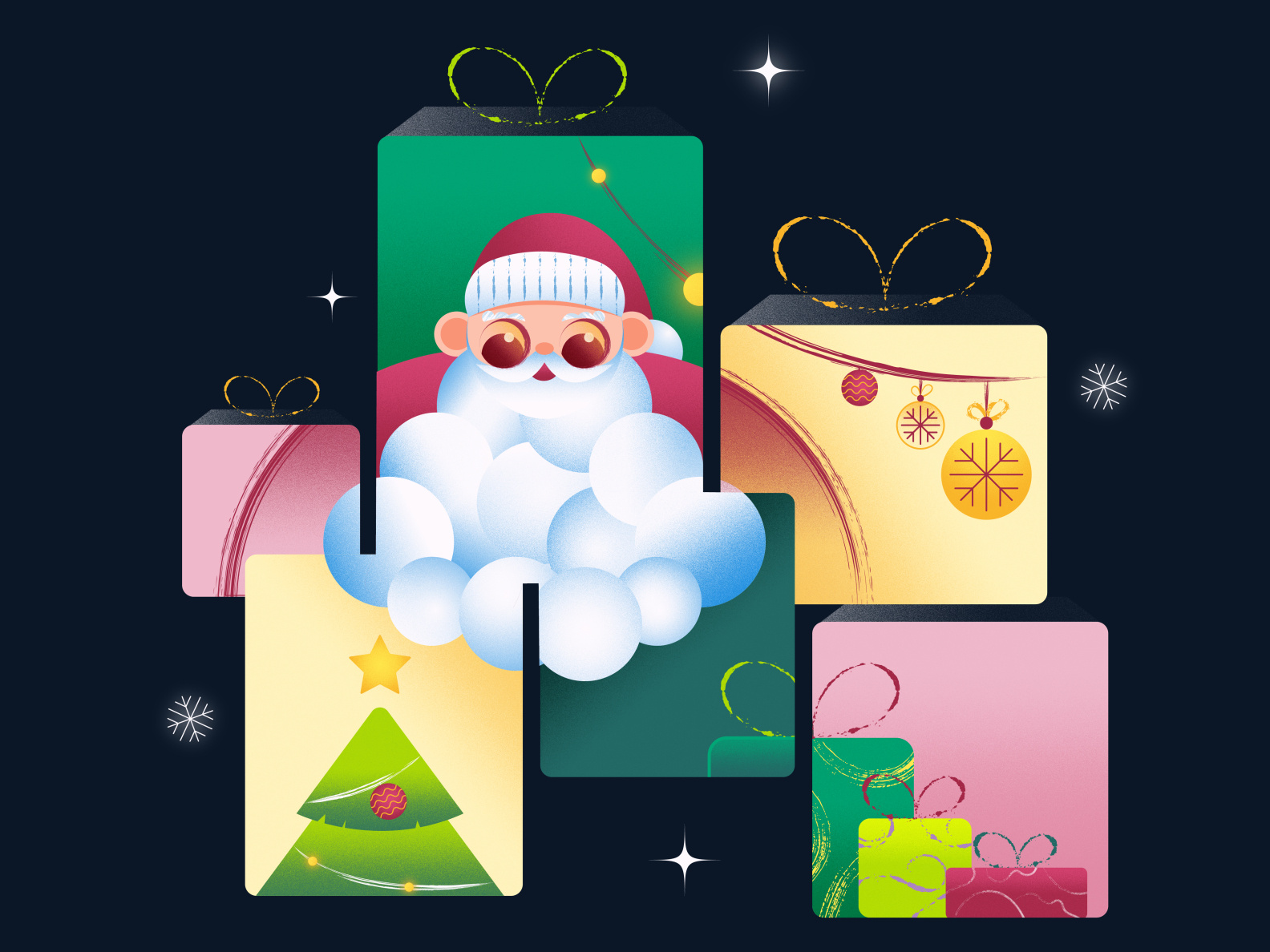 Merry Christmas by Tamanna Mundhra on Dribbble