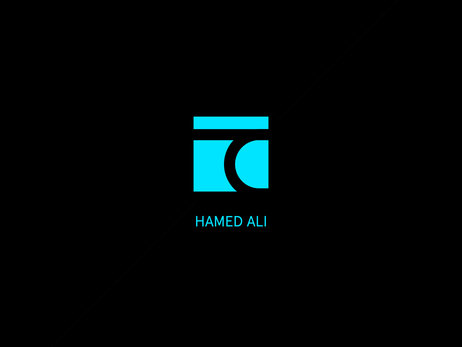 Hamed Ali logo design by seyed_office on Dribbble