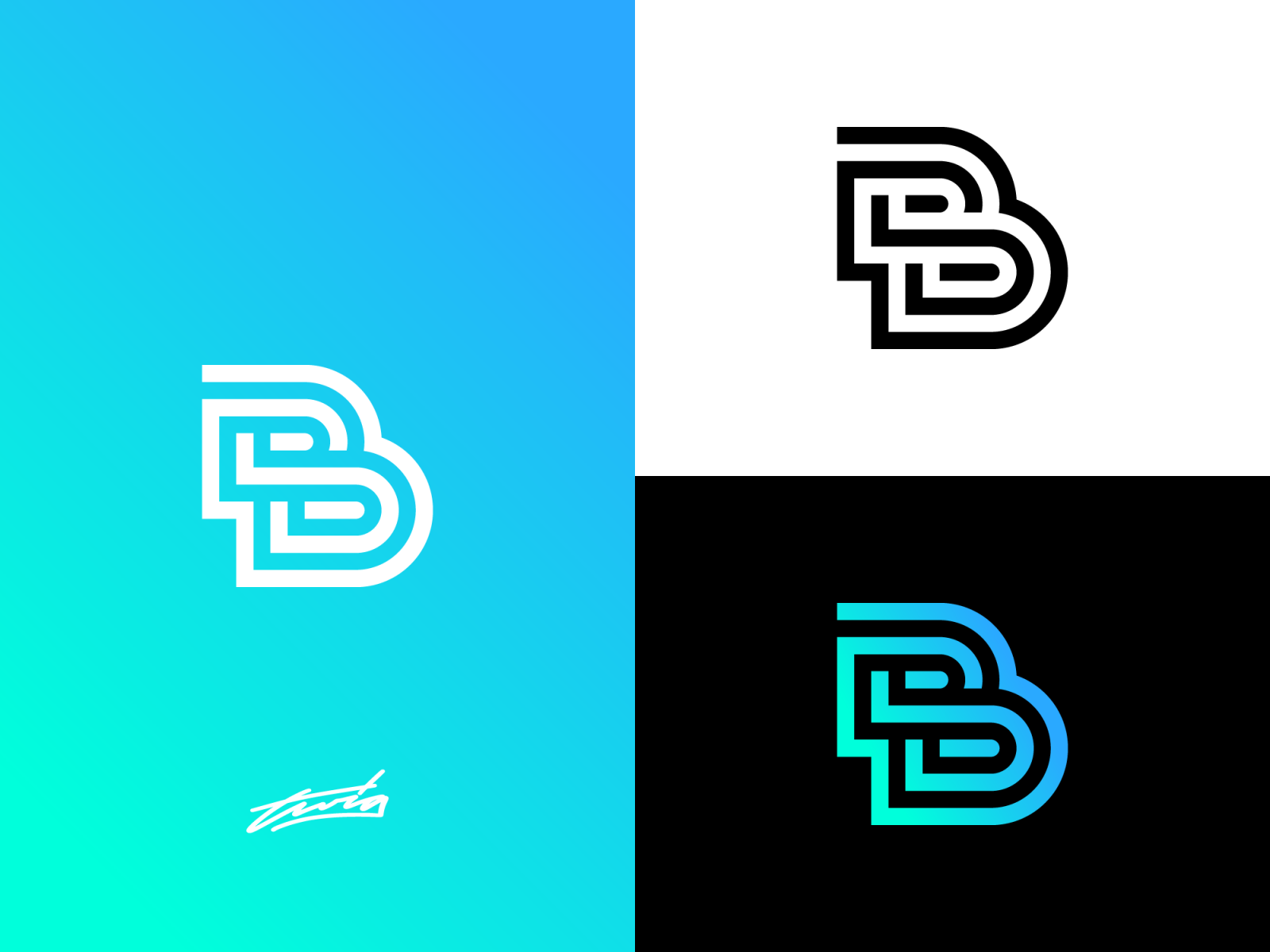 B Logo Concept by Twig on Dribbble