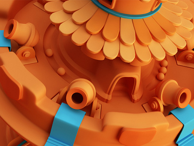 orange-r by The Rusted Pixel on Dribbble