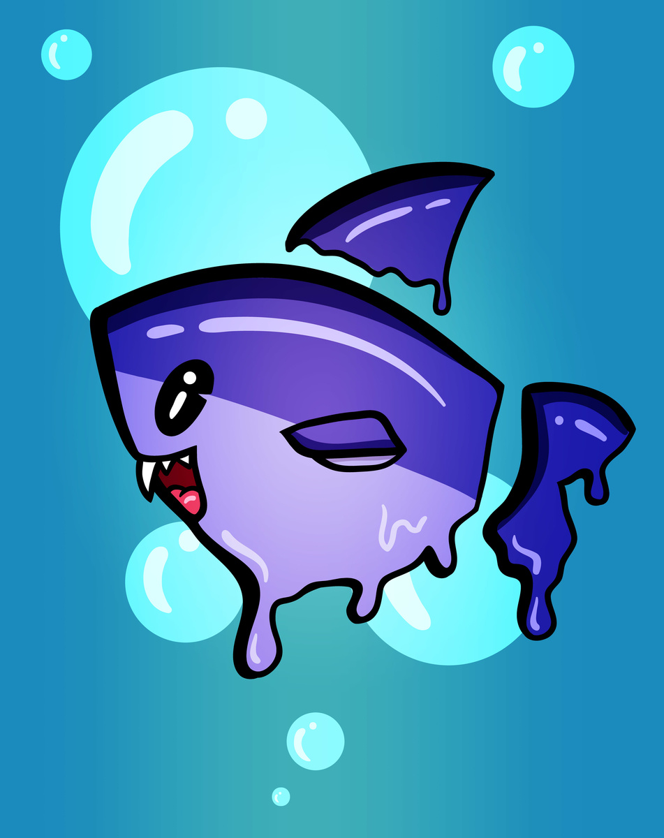 Sharky by Pop Rhino on Dribbble