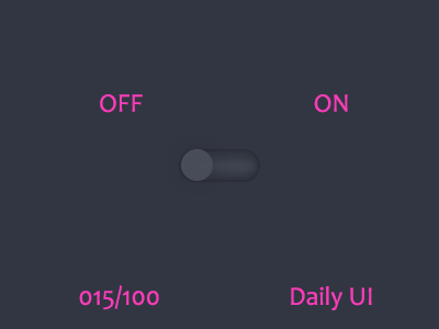 Day 15 Daily Ui On Off Dribbble by Elina Vasileva on Dribbble