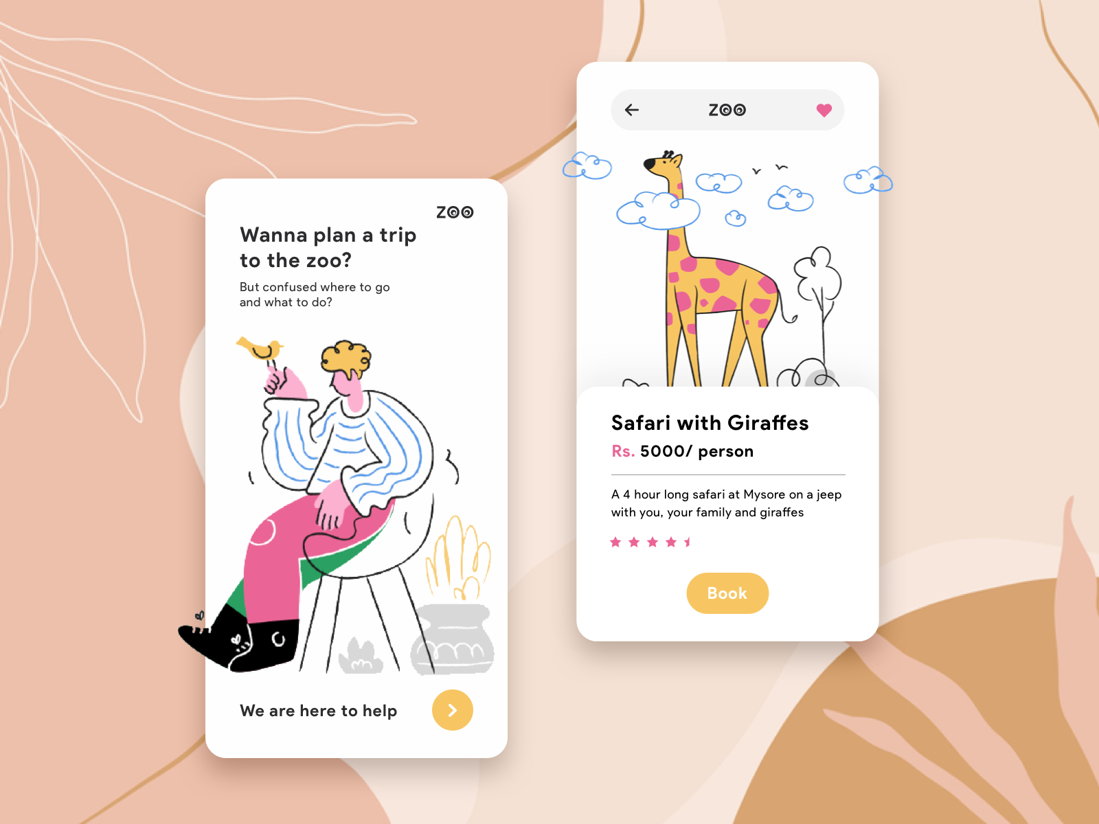 ZOO. | Safari App by Swarnak Kundu on Dribbble