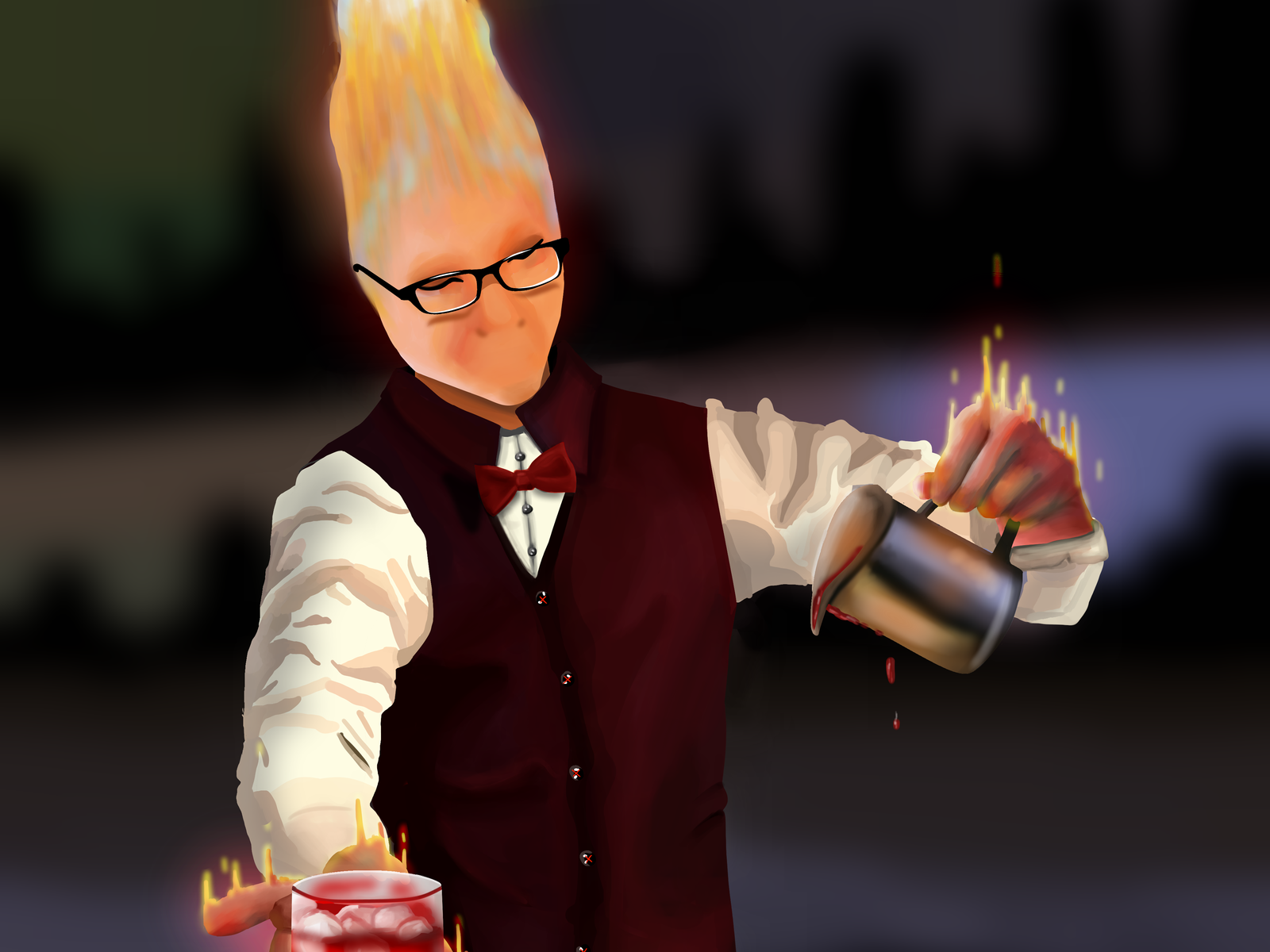 Grillby by Ms.Unknown2016 on Dribbble