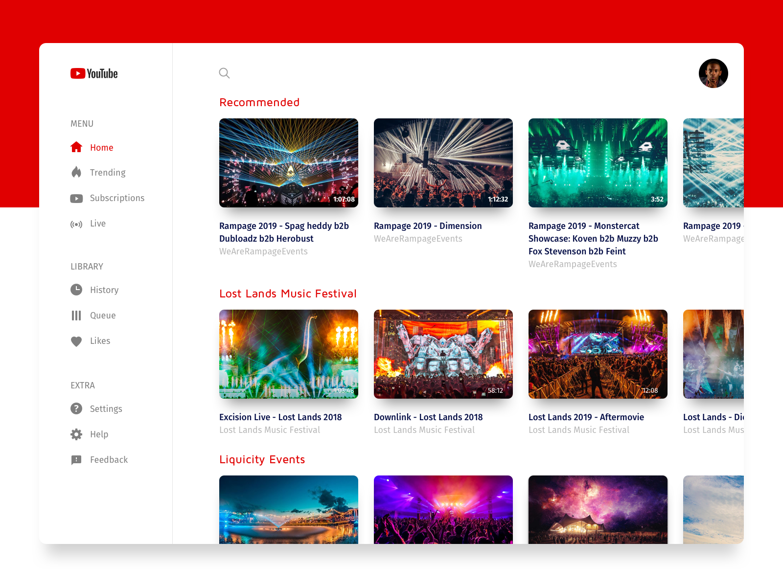 Youtube Redesign by Pim Scholten on Dribbble