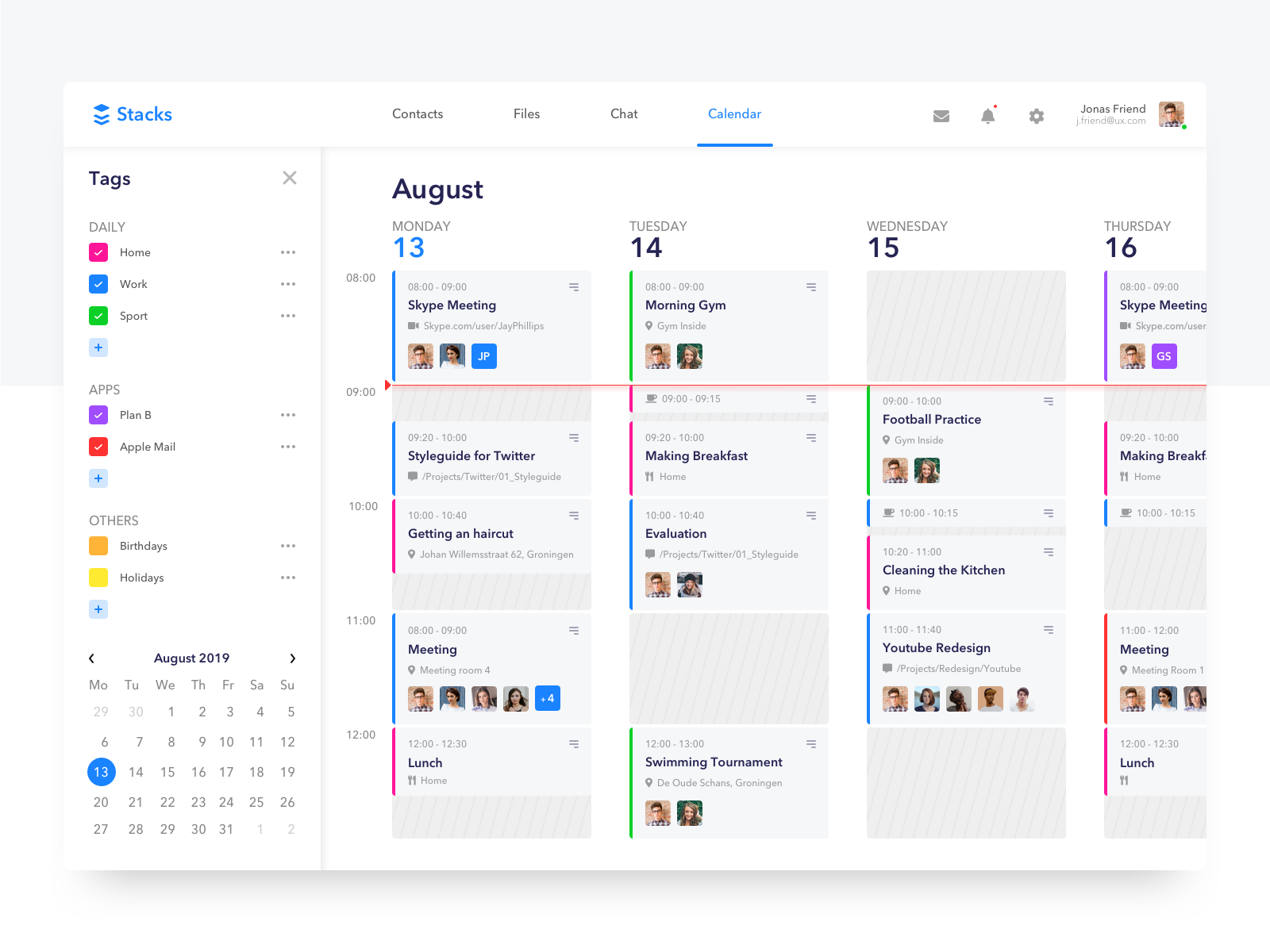 Agenda Concept by Pim Scholten on Dribbble
