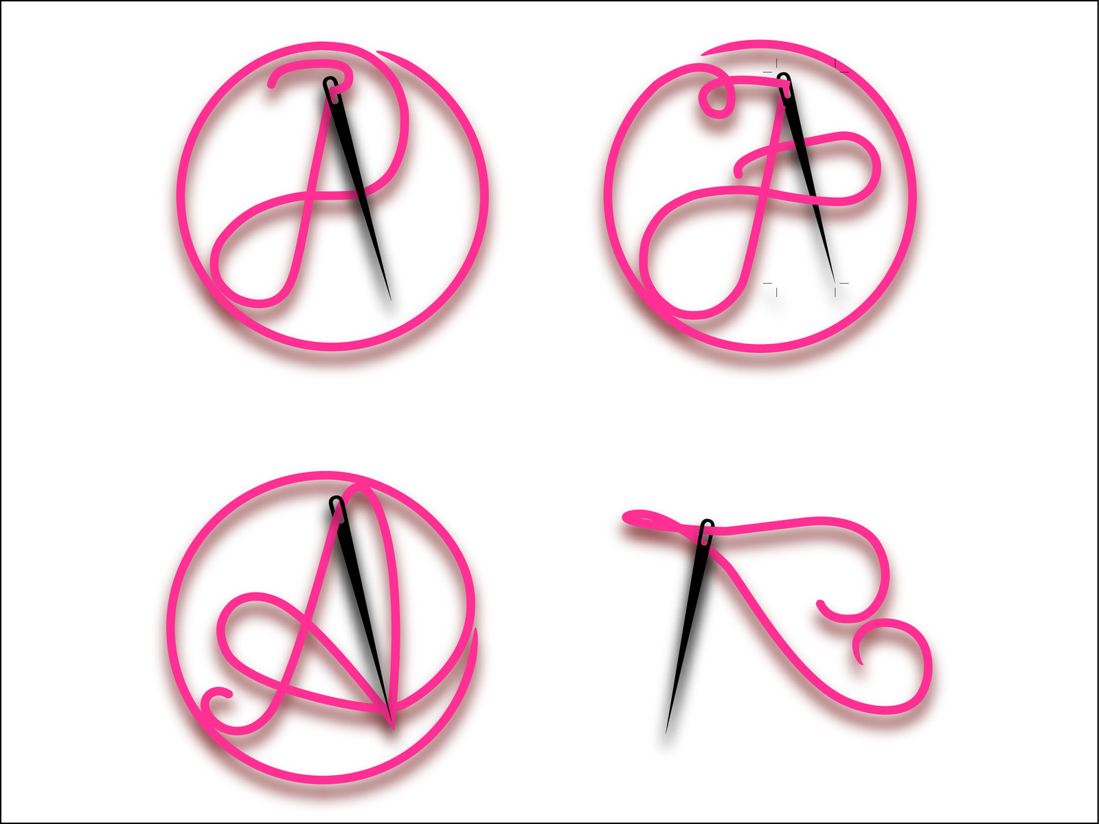 A Needle Logo by Fatema Ataee on Dribbble