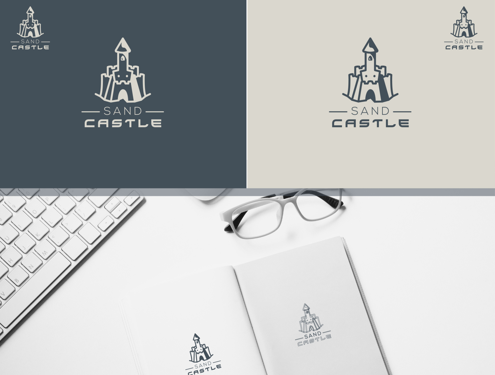 Logo SandCastle by Youssouf Grafico on Dribbble