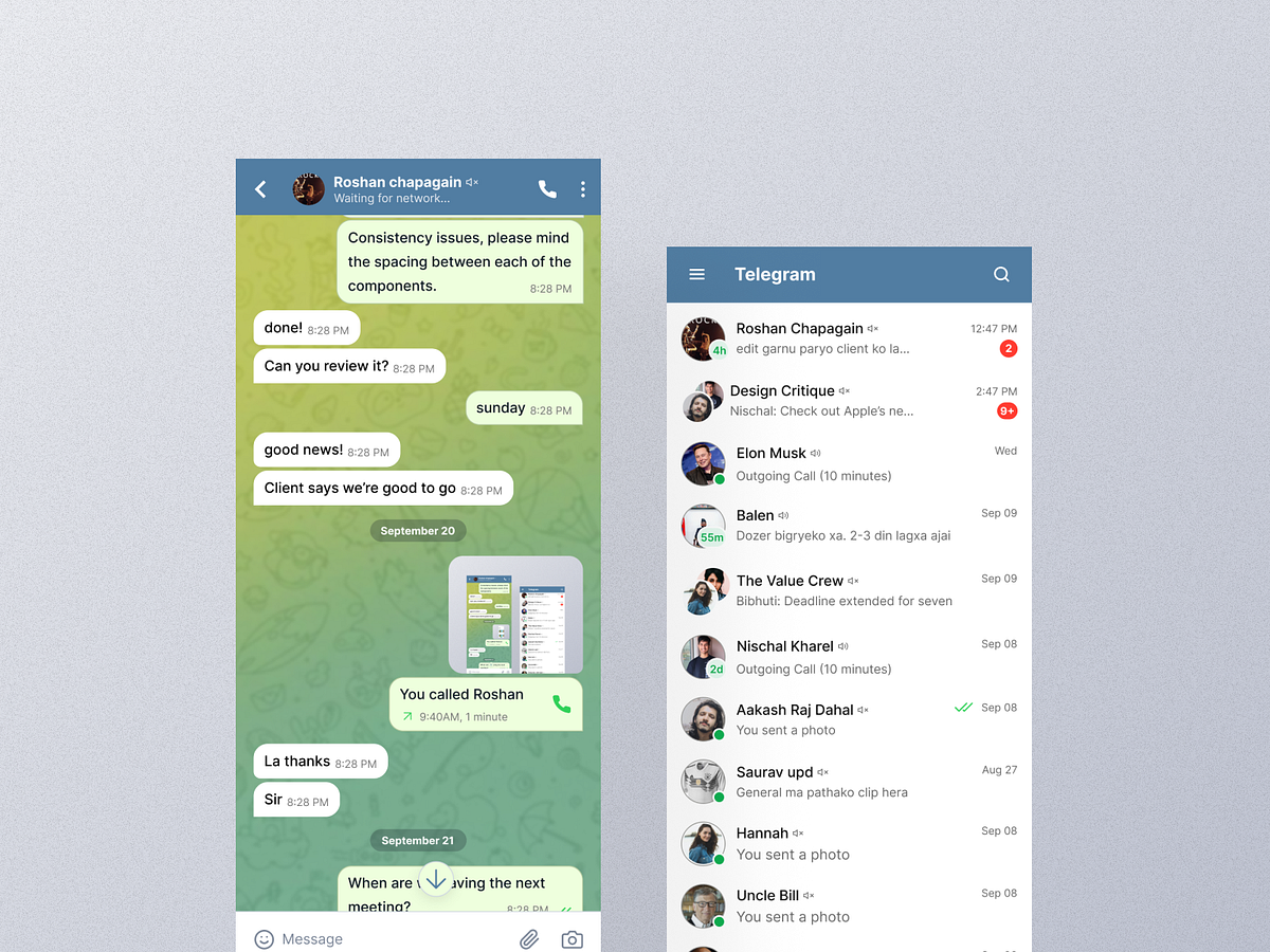 Messaging App designs, themes, templates and downloadable graphic ...