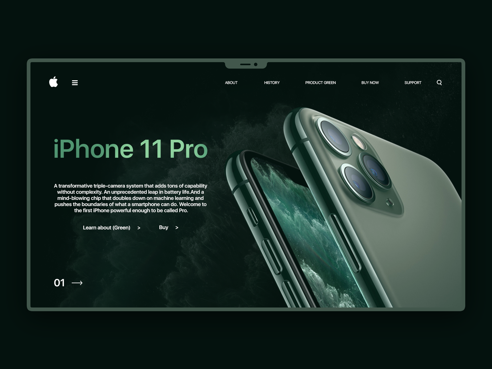 iphone 11 pro Web Design by Dhrimant Bhanderi on Dribbble