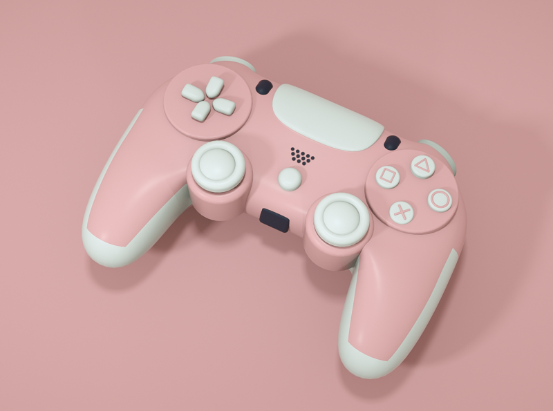3D Game Controller by Ana Miminoshvili on Dribbble