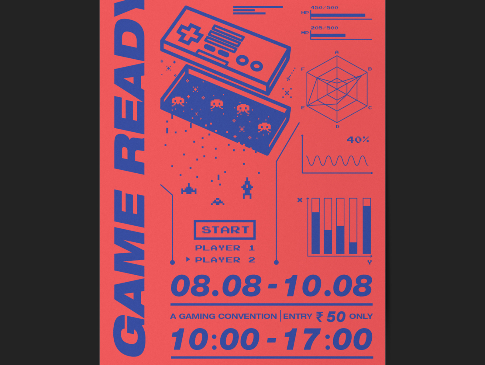 Game Ready Poster by Madhav Jolly on Dribbble