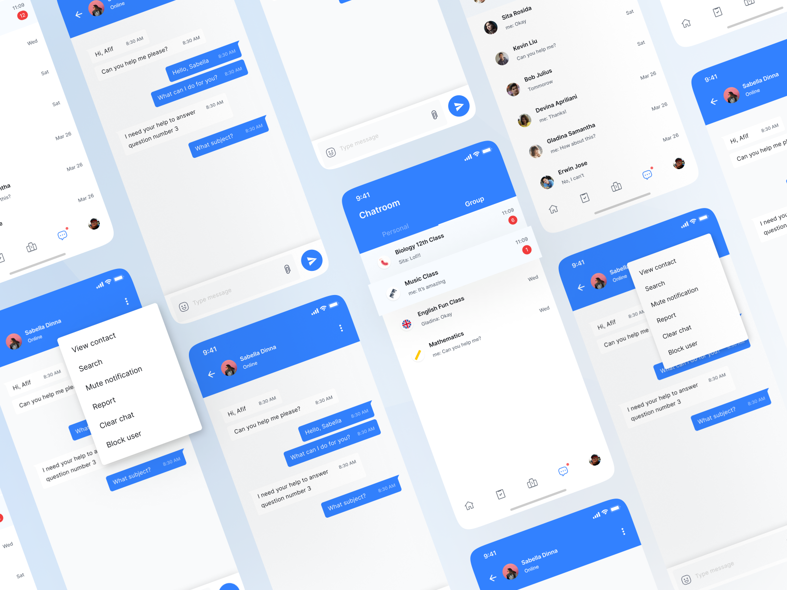 Smartdeck - Chat Collage Version by Agensip UI UX Agency on Dribbble