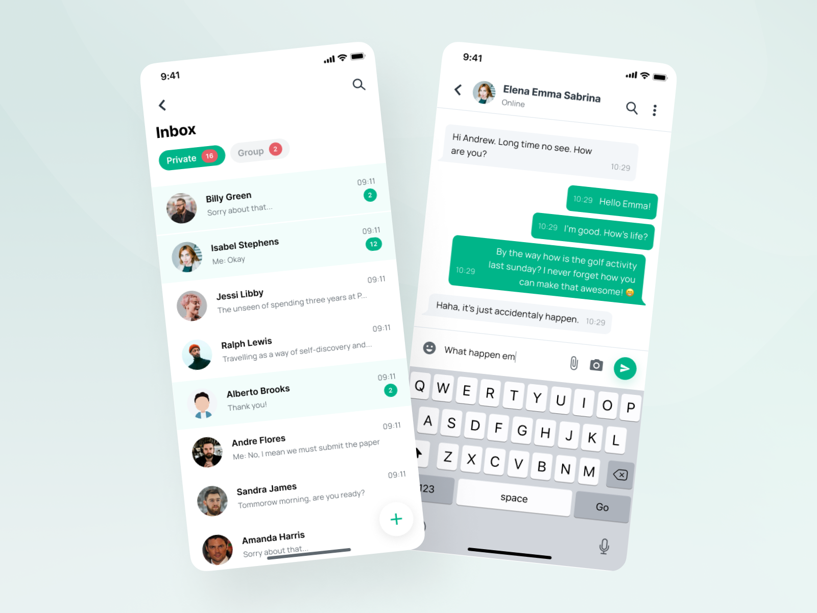 Linkonec - Chat Page (Light Mode) by Agensip UI UX Agency on Dribbble