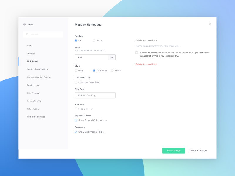 Homepage Management Menu by Agensip UI UX Agency on Dribbble